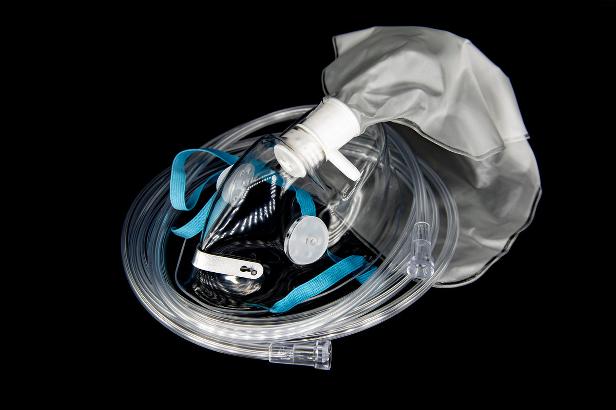 Adult Total Non-Rebreathing Mask (with Tubing) - Oxygen Therapy ...